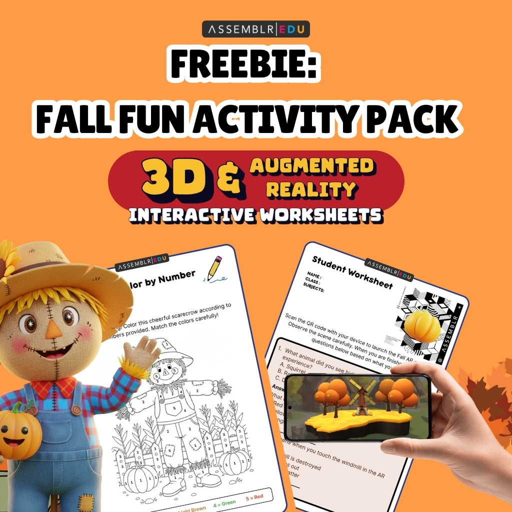 FREEBIE: Fall Fun Activity Pack - on Assemblr Edu