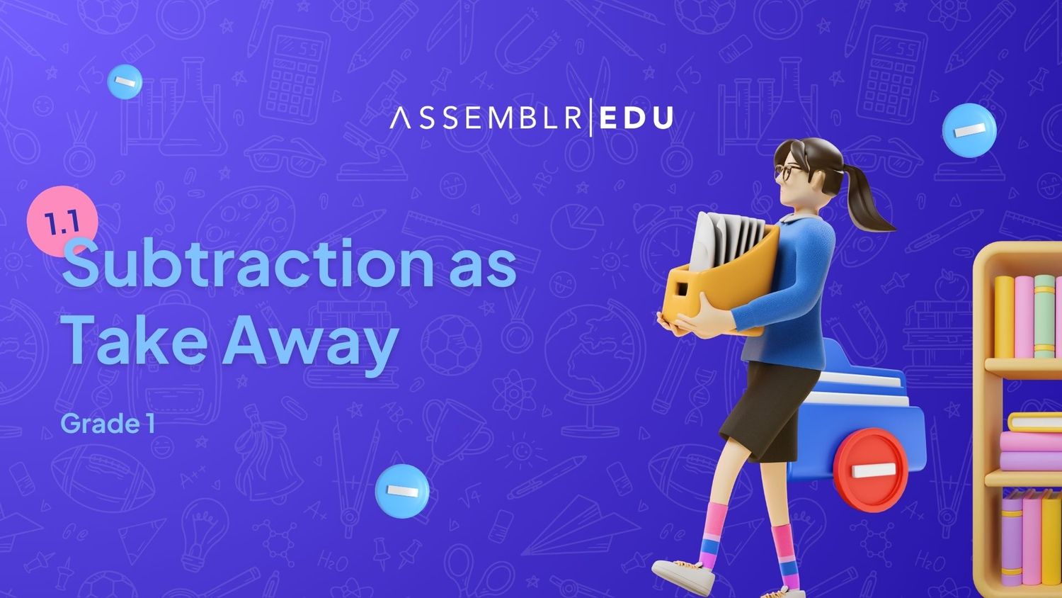 5.2 Subtraction as take away - on Assemblr Edu